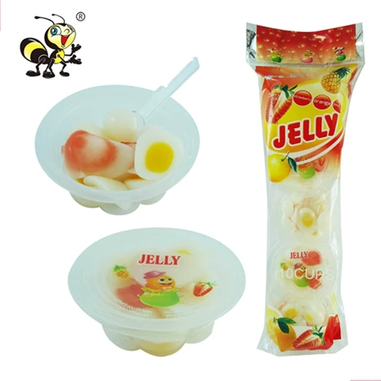 Assorted Egg And Strawberry Shape Jelly Pudding Big Cup Candy Pudding ...