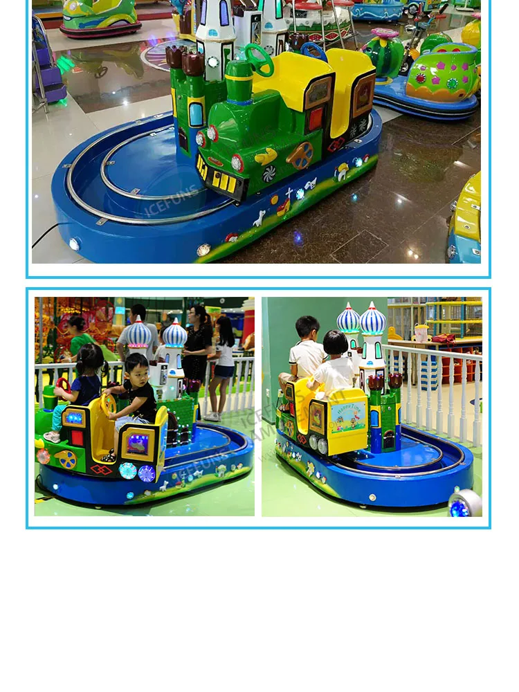 Amusement Indoor Coin Operated Machine Castle Train Kiddie Rides For ...