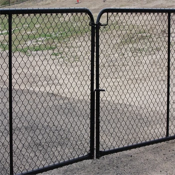 Used Wide Chain Link Fence Double Swing Gate - Buy Chain Link Fence ...
