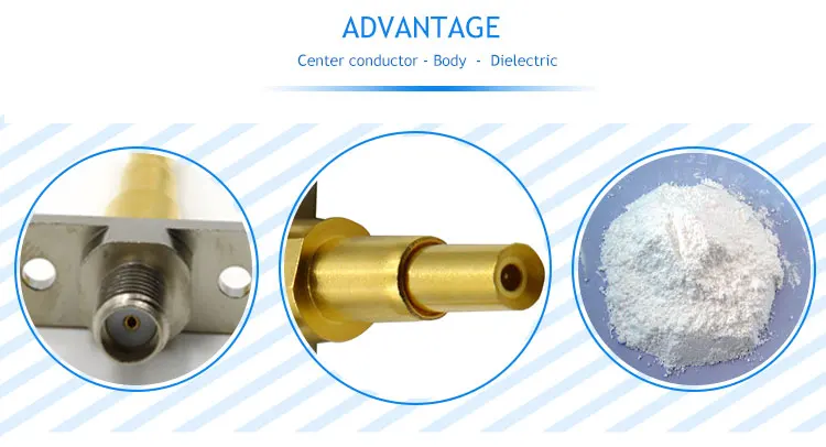 Gold Plated Rf Coaxial Cable Testing Probe Sma Female To Toothed End ...