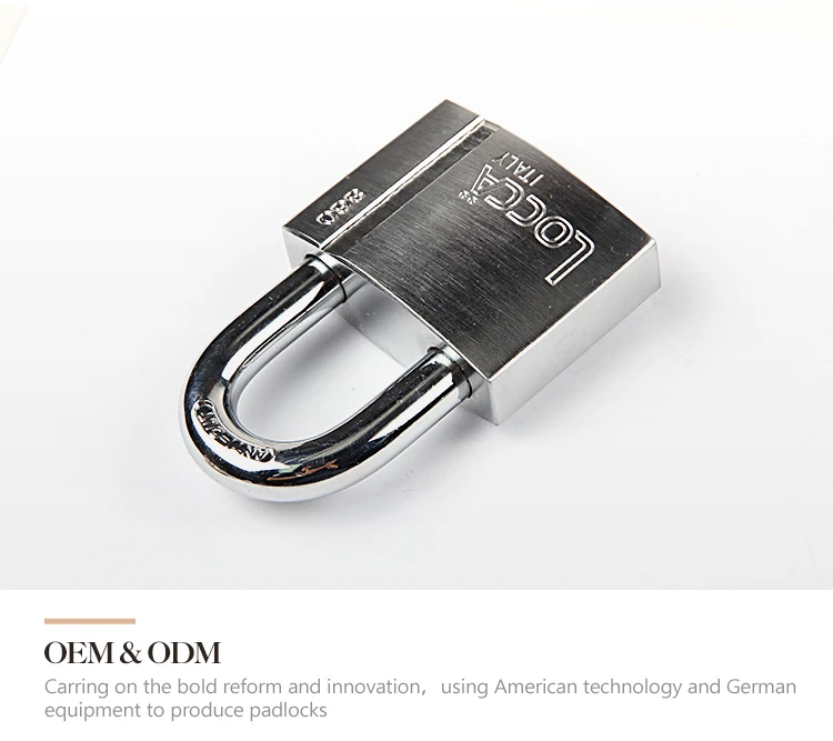 Anti Acid Padlock Low Steel Gate Lock Hardened Solid Steel Padlock ...