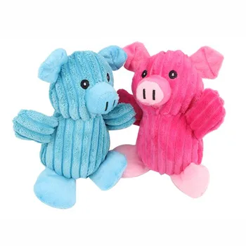 Stuffed Squeaky Dog Toys Pink Pig Pet Store Plush Toy Pet Chew Toy ...