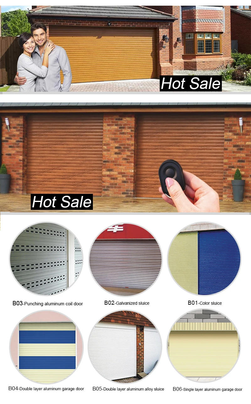 Bomei Factory Aluminum Grill Design Motor Roller Shutter Door Price ...