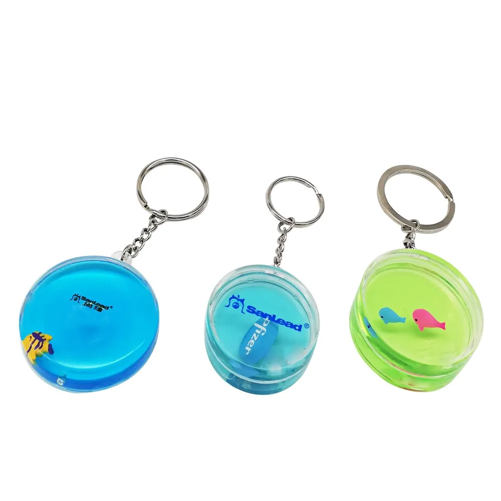 Snow Floating Liquid Keychain With Cute Penguin Floater - Buy Custom ...