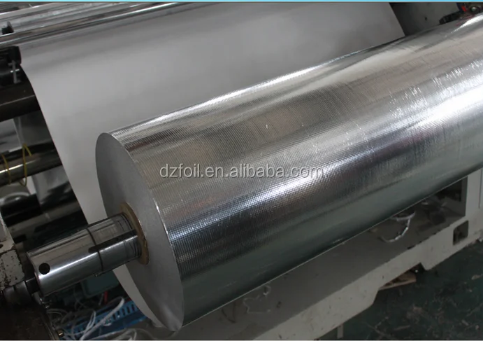 Double Side 2-Way Scrim Aluminum Foil Facing Thermal Insulation ...