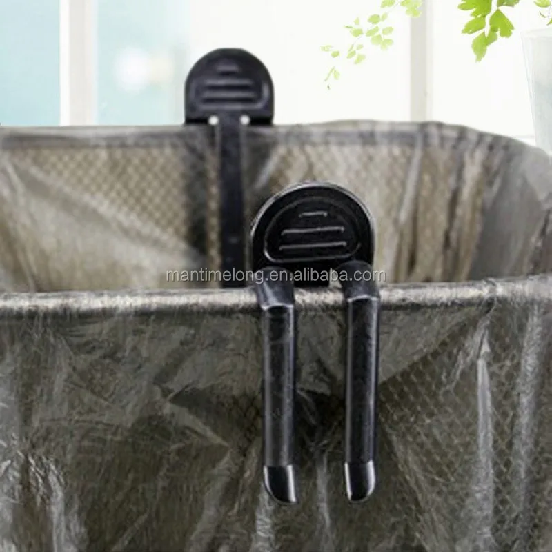 Practical Trash Can Clamp Plastic Garbage Bag Clip Fixed Waste Bin Bag ...