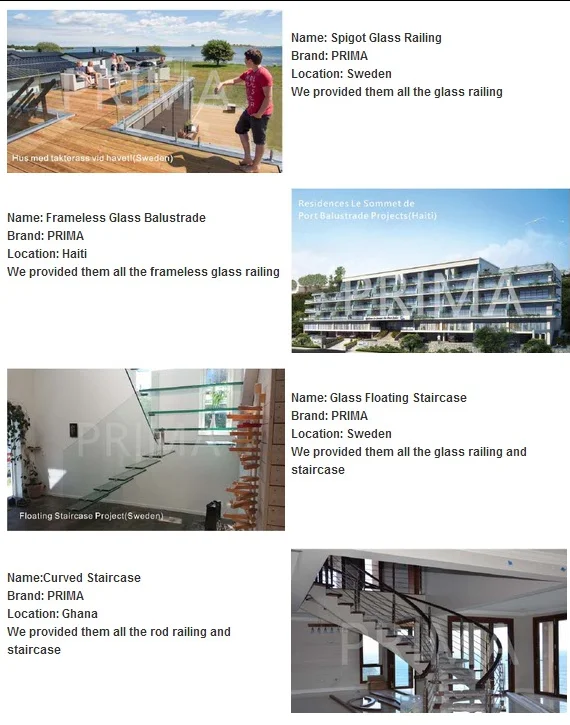 Plexiglass Railing Guard Rail on Porches - U Channel Glass Balustrade