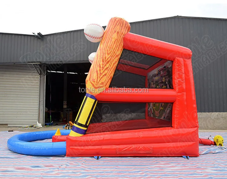 Carnival Inflatable Batter up Teeball Game - Fun & Practice