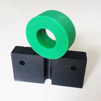 Custom Flanged Bushing Nylon Pe Plastic Black Bush Flang Bushing Block ...