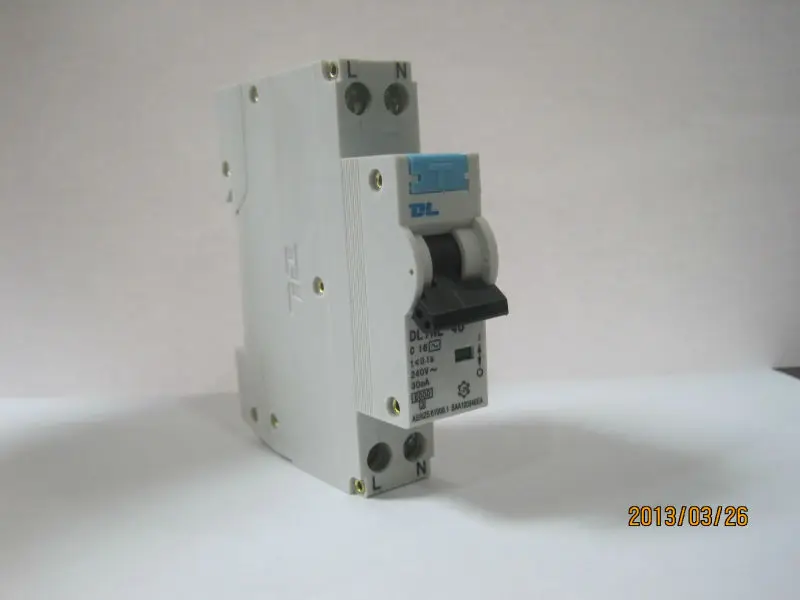 Dl7nl-40 Single Pole Rccb And Rcbo Residual Circuit Breaker With Saa ...