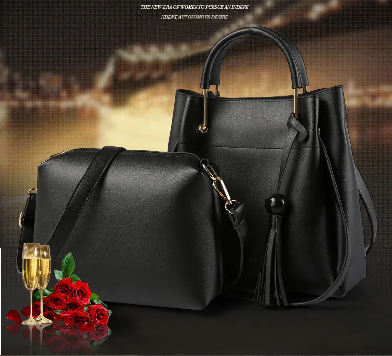 Bolsas Femininas Ladies Bags Handbag Set Ladies Wallet Ladies Pars Hand ...