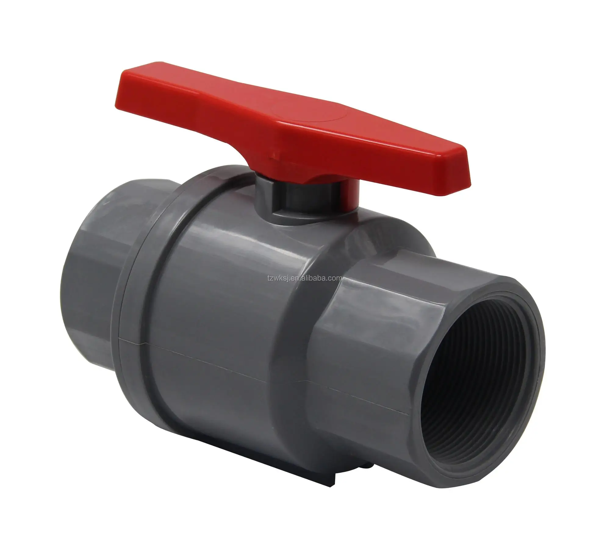 Plastic Handle Upvc Two Pieces Ball Valve Thread Socket Ball Valve ...