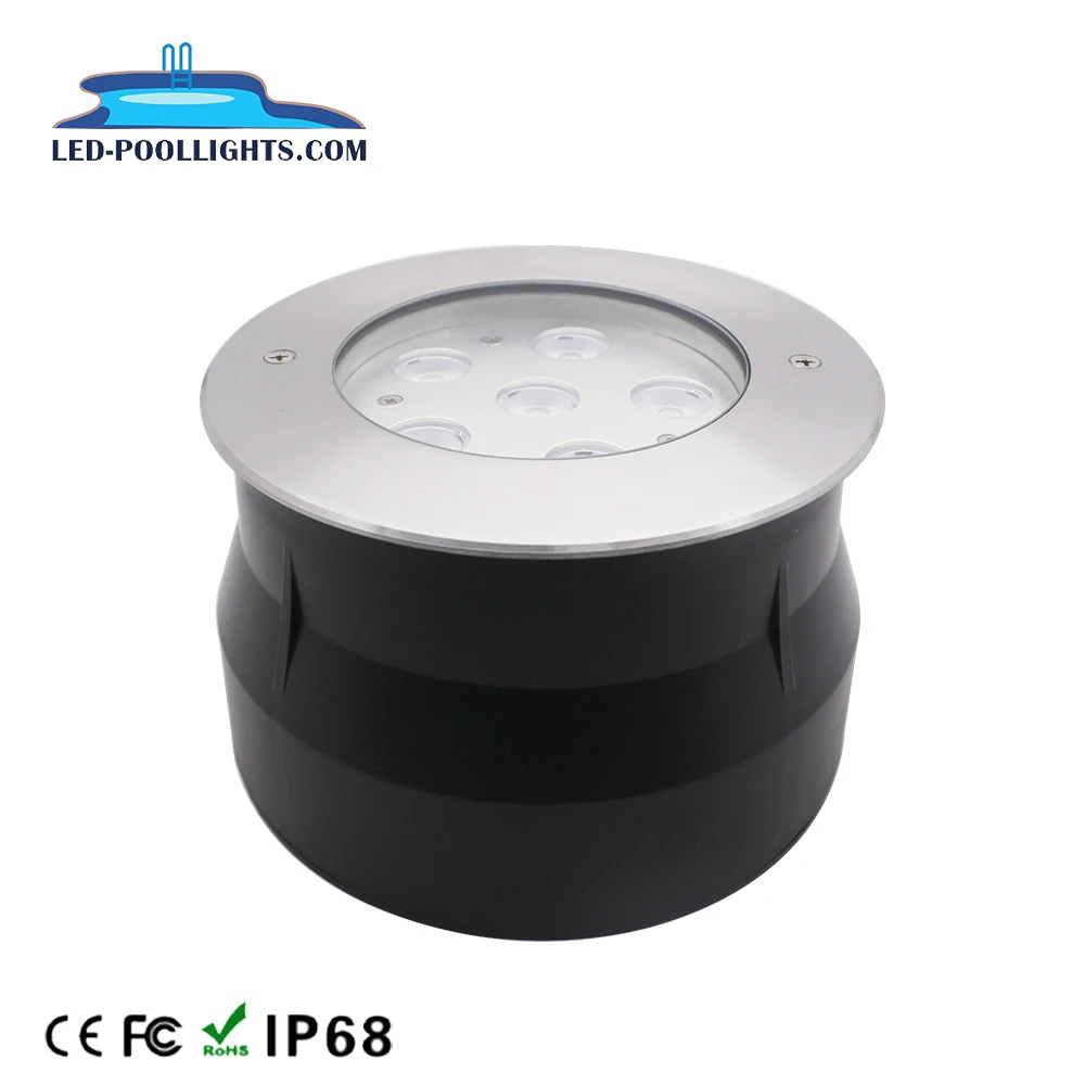 Ip68 9w 12v 24v Led Swimming Pool Inground Light Fitting Led Underground Underwater Lighting 6w ...