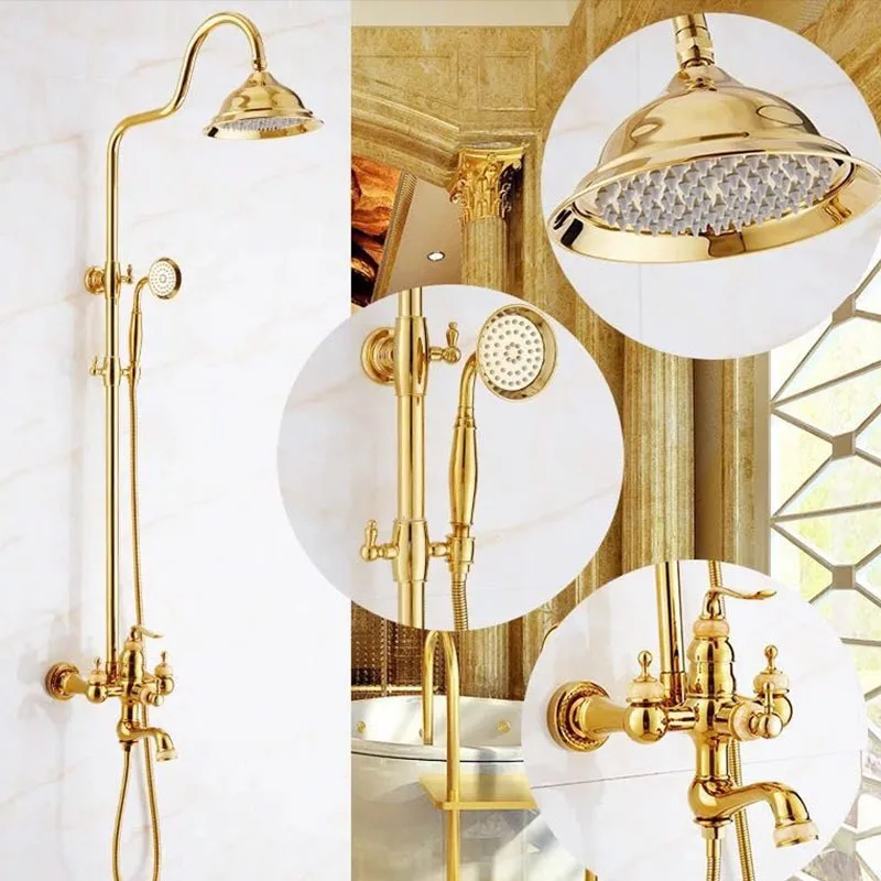 Luxury Brand Full Copper Hot and Cold Bathroom Shower Mixer