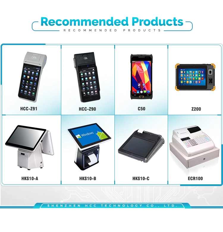 Handheld Android 7.0 Pos Machine With Printer Android Pos Terminal Pos ...