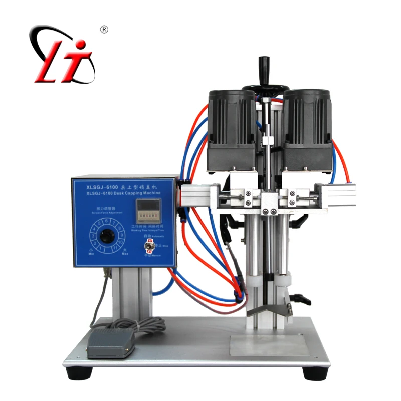 DDX-450 Semi Automatic Electric Desk Type Plastic Manual Bottle Screw ...