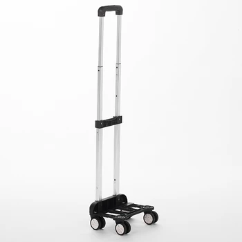 Customized Adjustable Luggage Accessories Detachable Aluminium Trolley ...