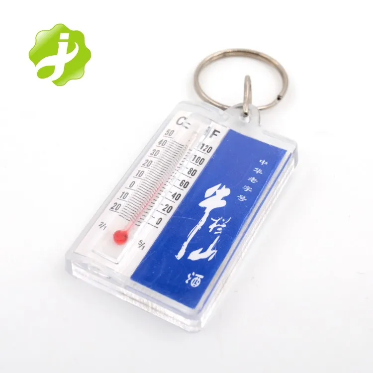 Custom Acrylic Thermometer Keychain - Perfect Gift Idea