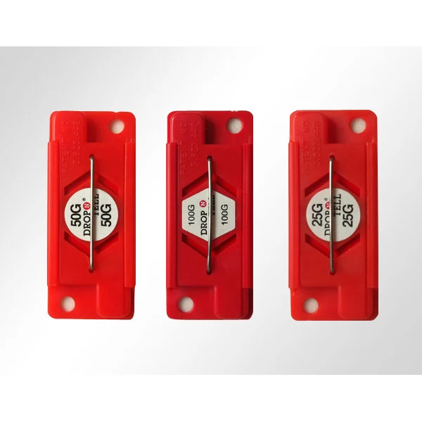 Drop N Tell Shock Indicator Labels - 5G to 100G Sensitivity