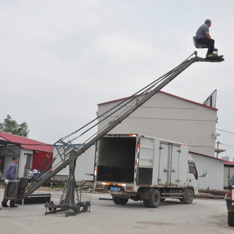 Ideal 12 Meters 40ft Man Seated Camera Jib Camera Crane For Dslr Camera ...