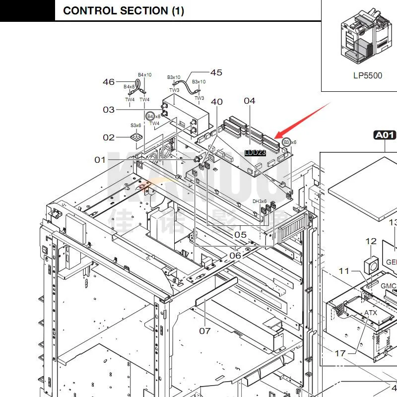 PCB LDD23 for Fuji Frontier 550/570/570R Minilab Machines - Control ...
