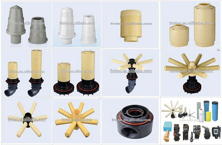 Plastic Top & Bottom Water Strainer / Water Distributor For Frp Tank ...