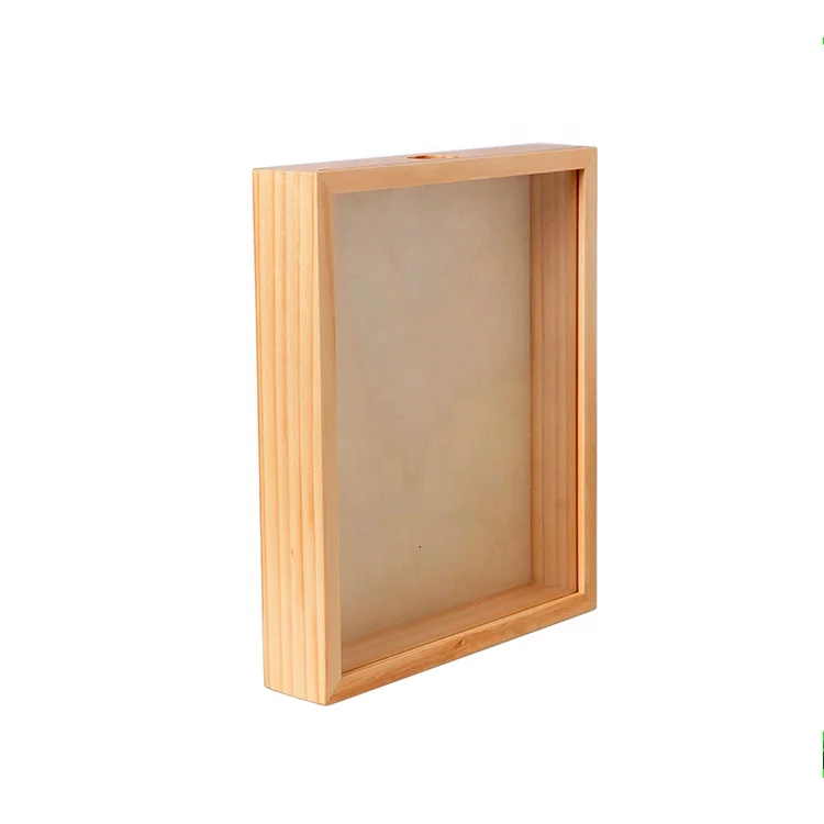 Wholesale 9x11 Wooden Shadow Box Frame,Deep Pine Wood Box Frame Photo ...