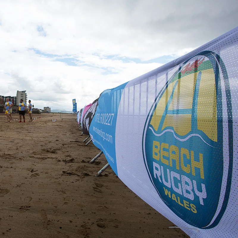 Street Event See Through Polyester Mesh Fence Banner Stage Backdrop ...