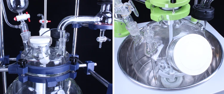 Lab Scale Agitator Glass Reactor Mixer for Chemical Industry - 100L ...