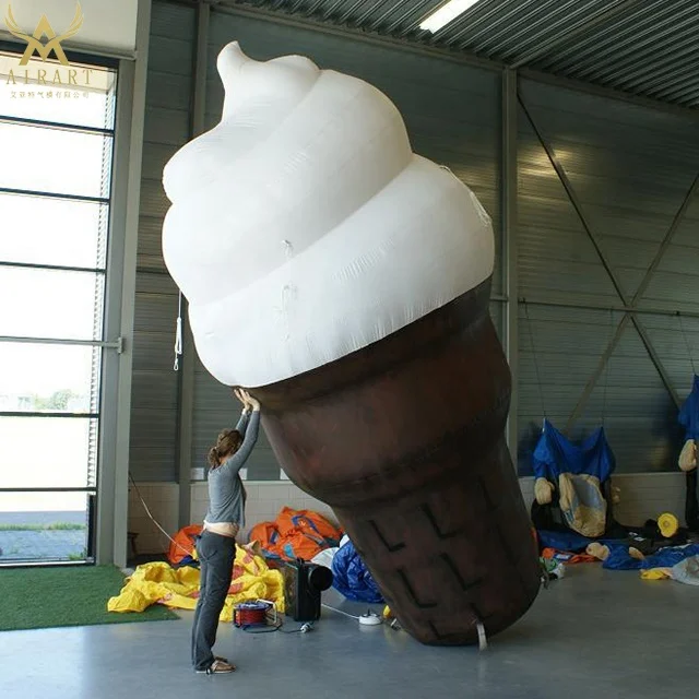 Sweet Inflatable Ice Cream Cone - Kids’ Advertising Billboard