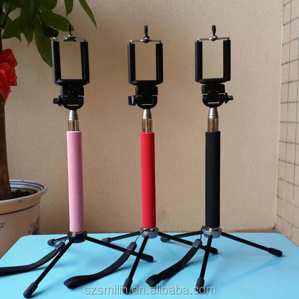 Foldable Mini Monopod Selfie Stick - Universal Camera Stand