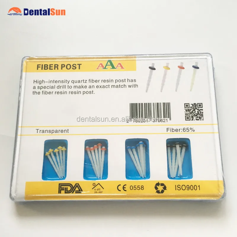 Ce Fda Approved Dental Fiber Post/high-intensity Quartz Fiber Resin ...