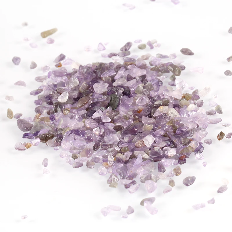 Aaa Grade Amethyst Stone Chip,Crushed Crystal Quartz Pieces Irregular ...