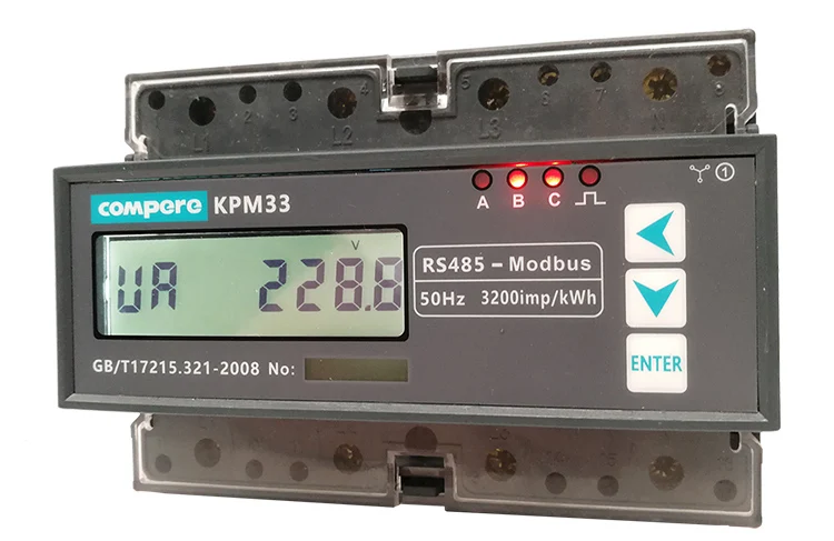 3phase Kpm33-b Load Control Rs485 Interface Din Rail Wireless Smart Wifi Energy Meter - Buy ...