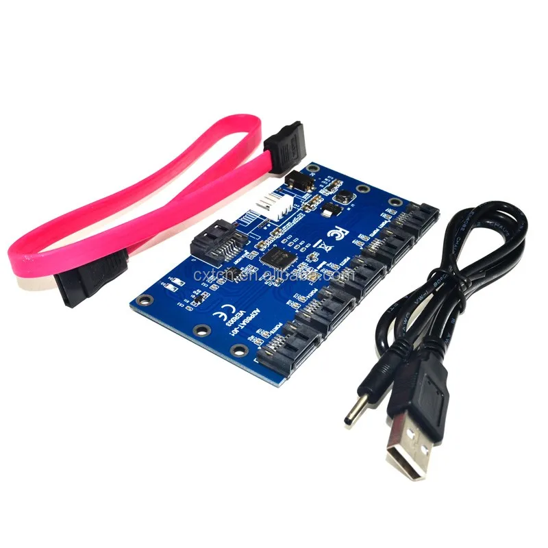 Sata Ii Adapter Card Sata 1 To 5 Port Converter (sata Port Multiplier ...
