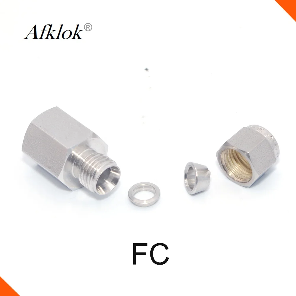 High Pressure Tube Compression Fittings SS316 Female NPT