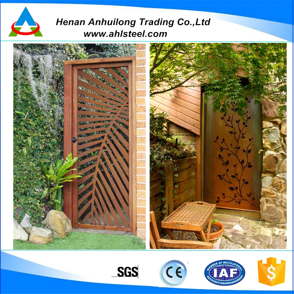 Perforated Corten Steel Plate - Durable & Stylish Fencing