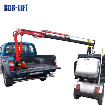 Mini Mobile Pickup Crane Pickup Truck Crane With Cable Winch,Hydraulic ...