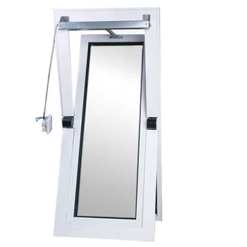 Decorative Aluminium Tempered Glass Center Pivot Casement Tilt And Turn ...
