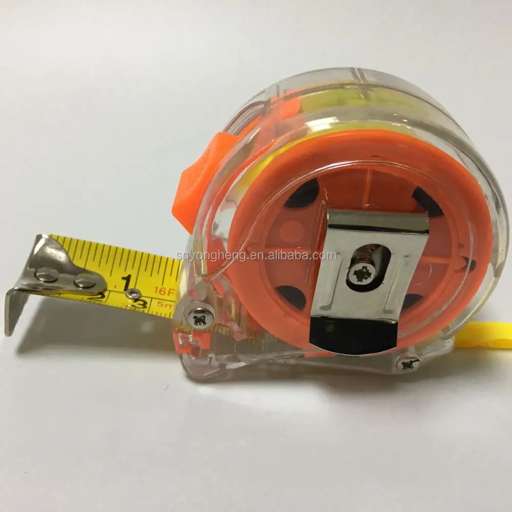 New Abs Clear Case Tape Measure Transparent 5m/16ft Steel Measuring ...
