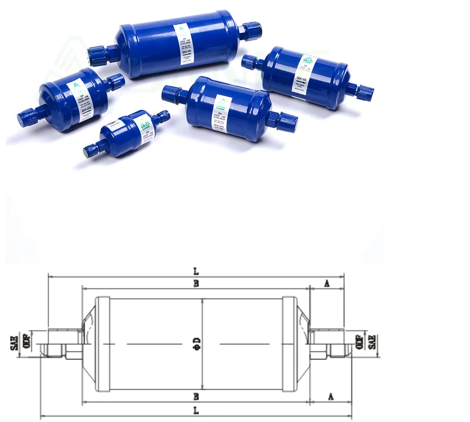 Refrigeration Parts Bi-flow Filter Drier - Buy Sek-162(s) Molecular ...
