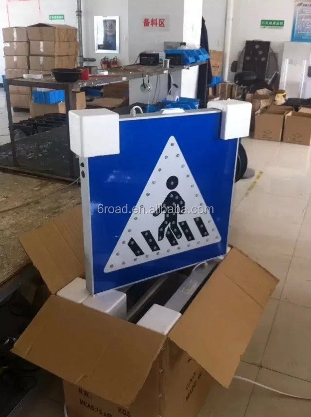 Pedestrian Presence Sensor - Solar LED Crosswalk Signs