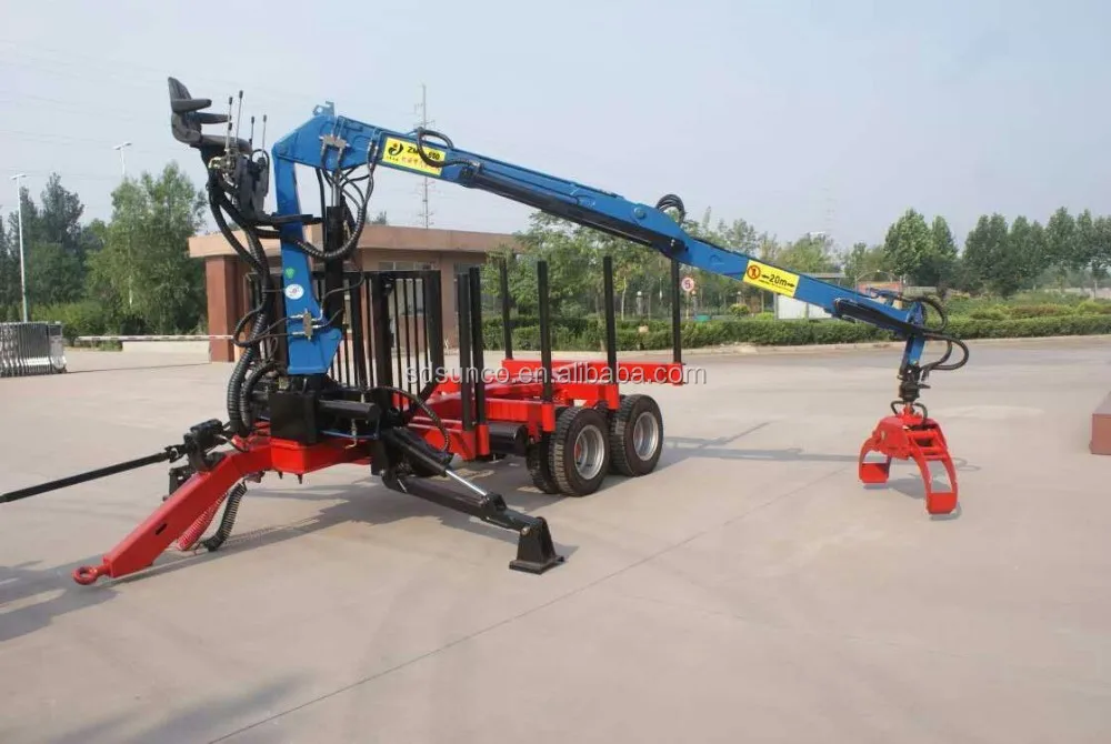 Tractor Trailer,Farm Tractor Log Loader With Trailer - Buy Small Log ...