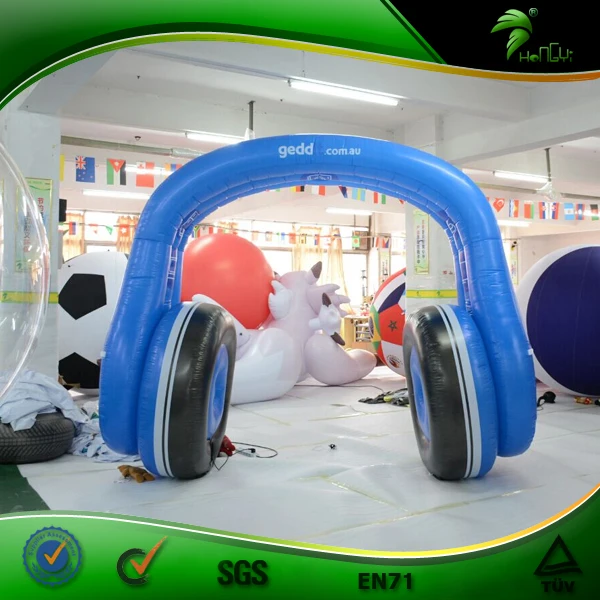 Giant Inflatable Earphone Model - Perfect for Advertising
