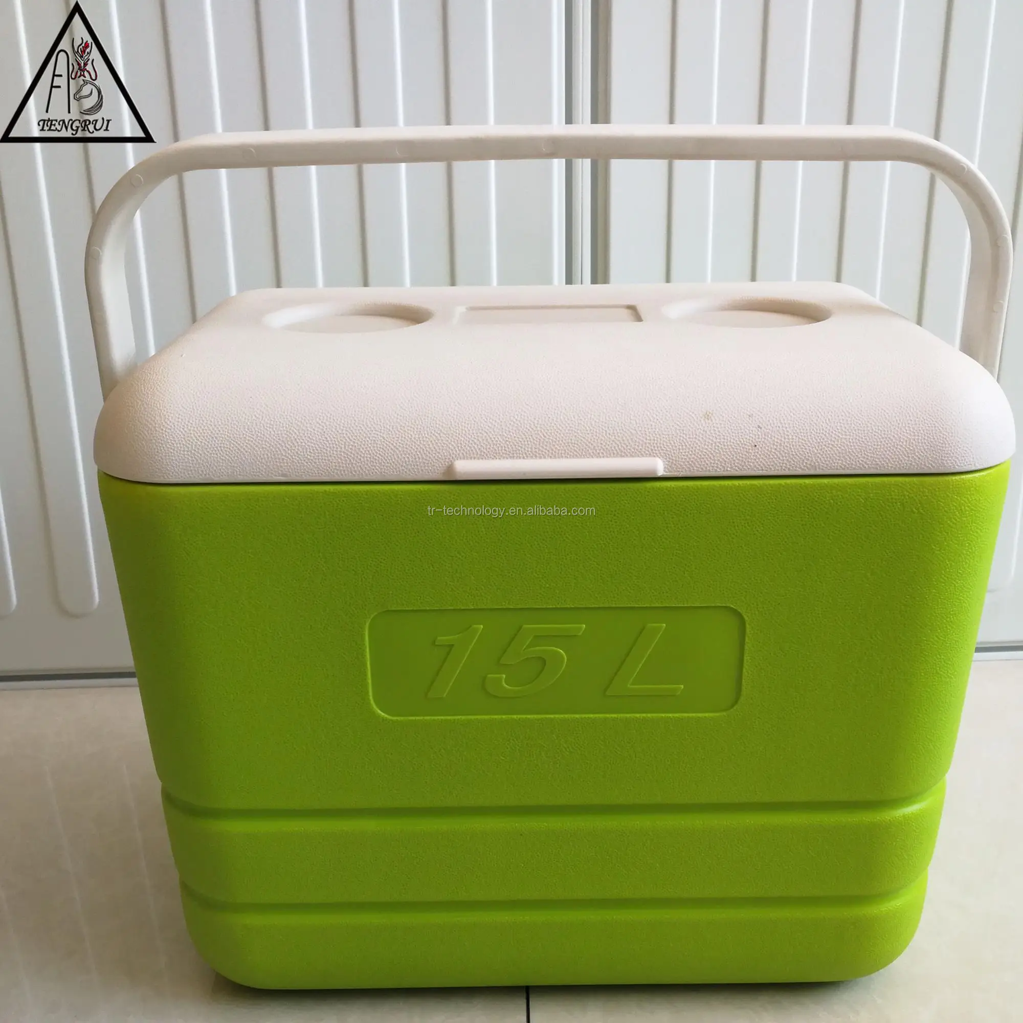 Eco-friendly Styrofoam Cooler Box 15l Ice Cooler Chest With Cup Holder ...