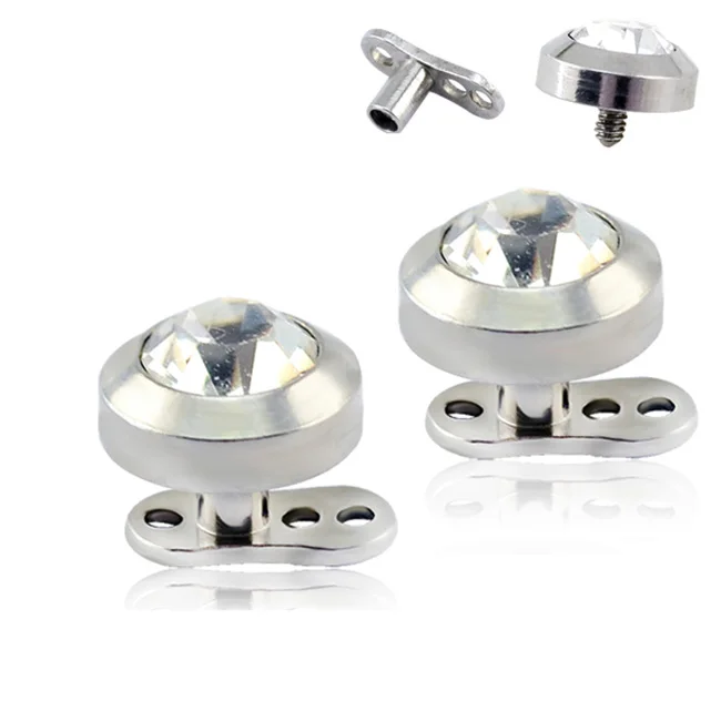 Surgical Steel Piercing Micro Dermal Anchor Tops - Buy Micro Dermal ...