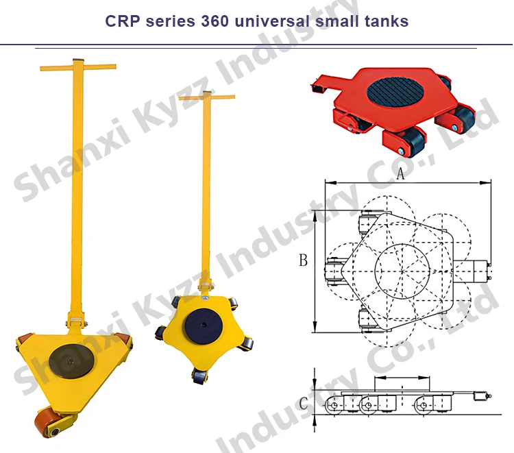 CRP Cargo Moving Transport - Handling Small Tank Trolleys