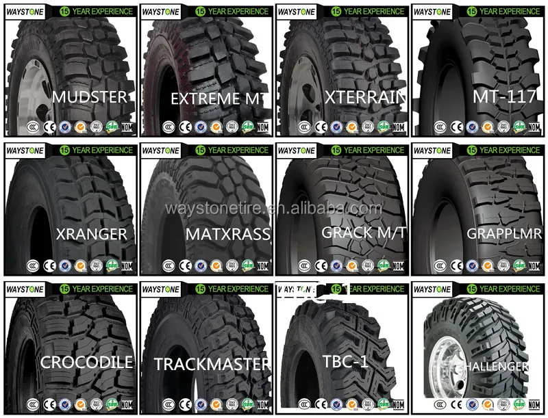 Waystone 4x4 Tyres Off Road Mud Tire 35x12.5r16 Extreme Tires 35/12 ...