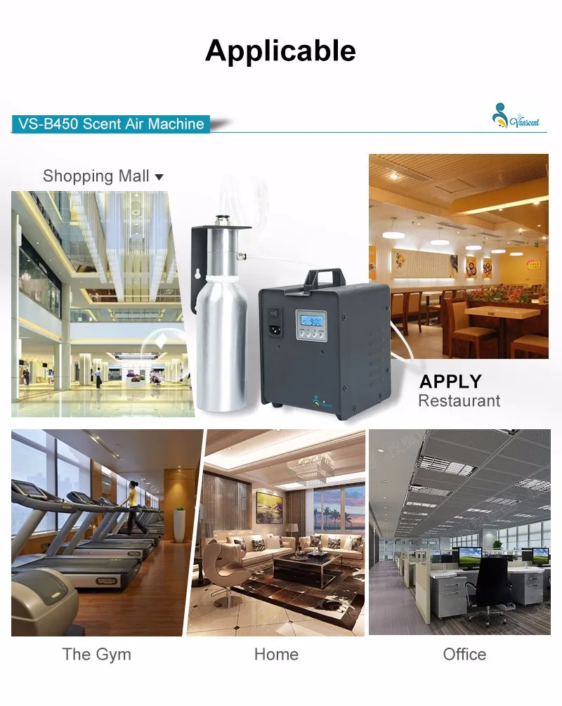 Max Air Large Area Scent Diffuser Machine Fragrance Aroma System Scent ...