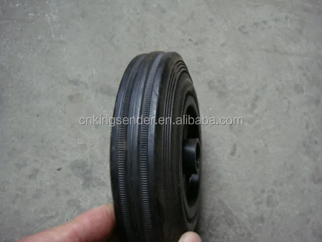5 Inch Small Solid Rubber Wheels For Hotel Luggage Cart,Shopping ...